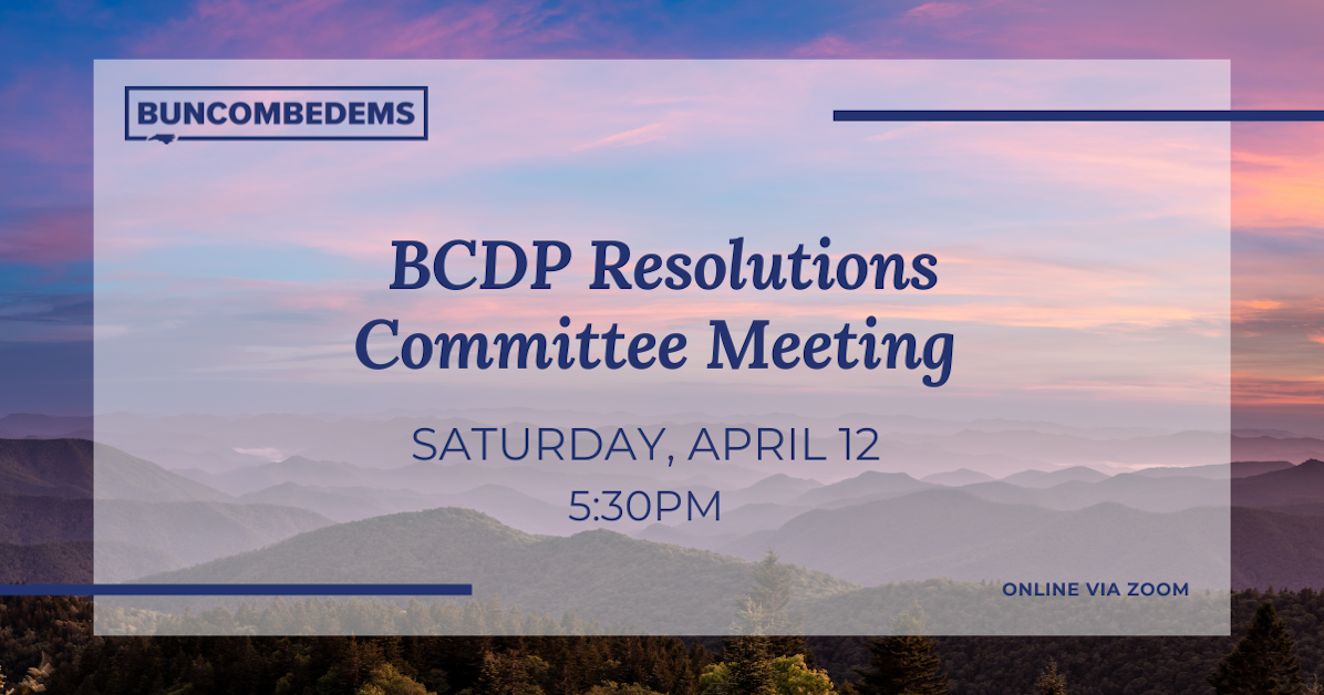 BCDP Resolutions Committee Meeting · Mobilize